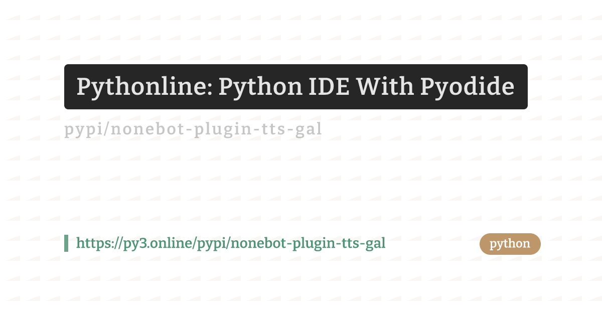 Python Online
